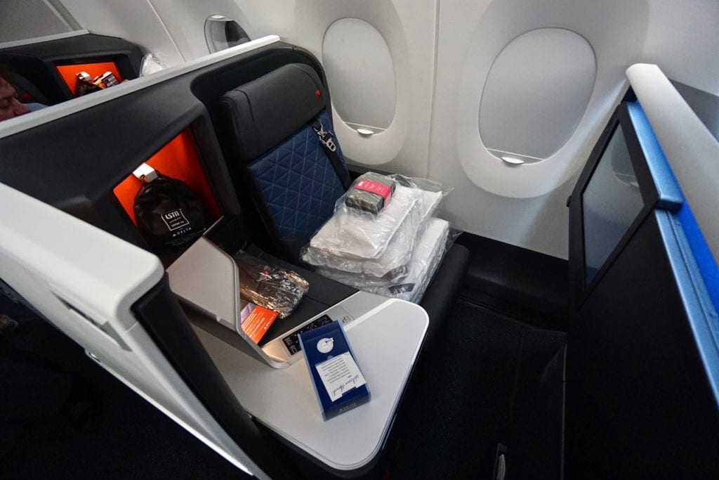 Delta A350 Delta One Seat 3 | Thrifty Traveler