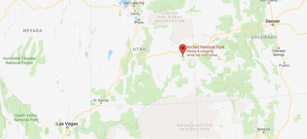 Utah National Parks Loop Map