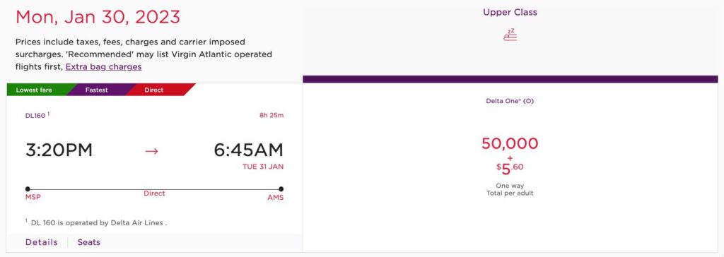How to Book Delta One Business Class to Europe for Just 50K Points