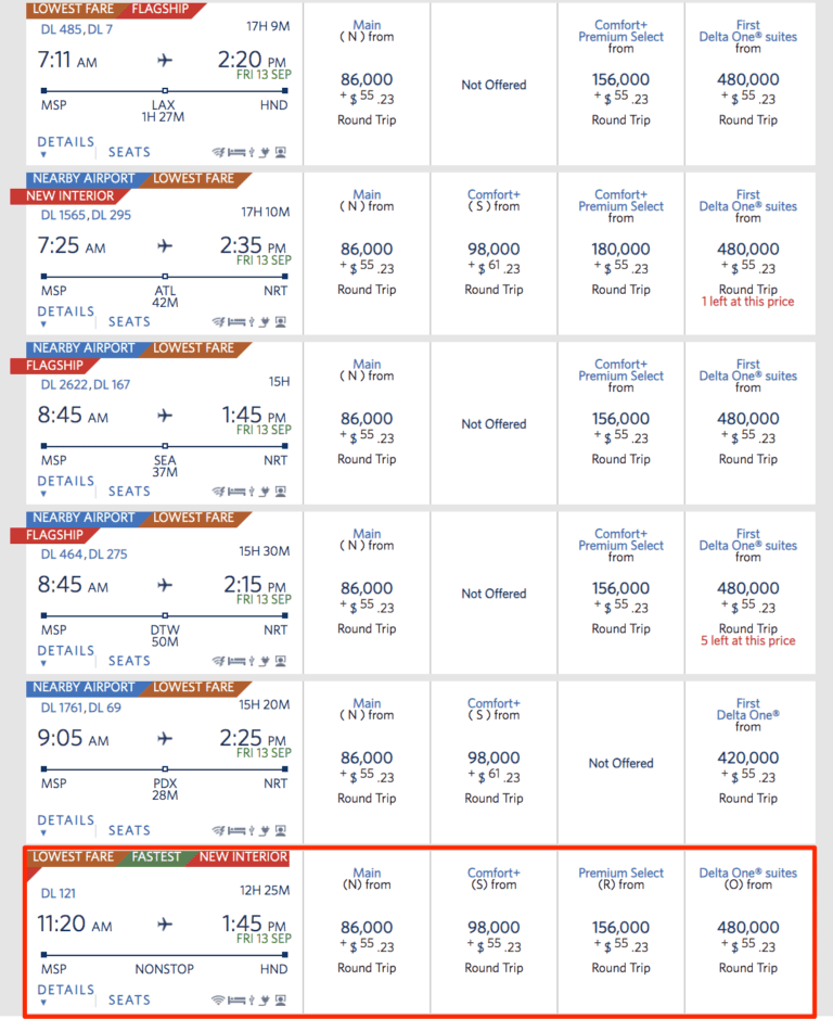 Always Dig Deep to Find The Best SkyMiles Award Tickets