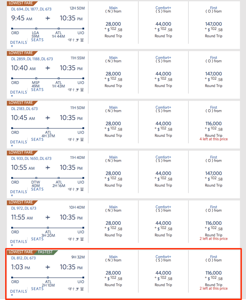 Always Dig Deep to Find The Best SkyMiles Award Tickets
