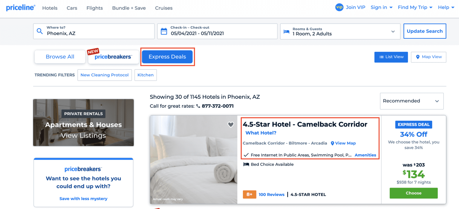 How to Save More on Flights and Hotels with Priceline Express Deals
