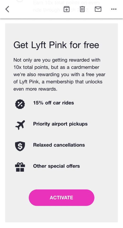 How to Activate Your Complimentary Lyft Pink Membership