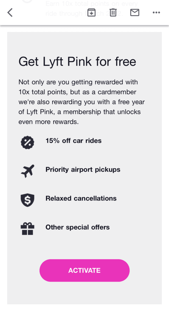 How to Activate Your Complimentary Lyft Pink Membership