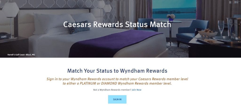It's Time to Re-Up Your Wyndham, Caesars Diamond Status for 2020