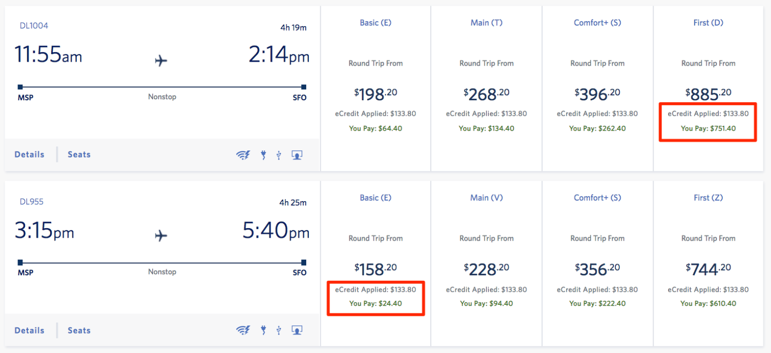 How to Find & Use Your Delta eCredits
