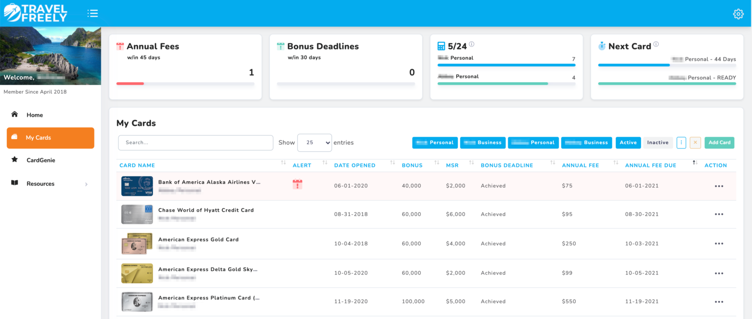 Travel Freely: The Best (Free!) Way to Keep Your Credit Cards Organized