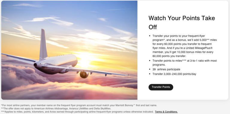 How to Transfer Marriott Points to Airlines
