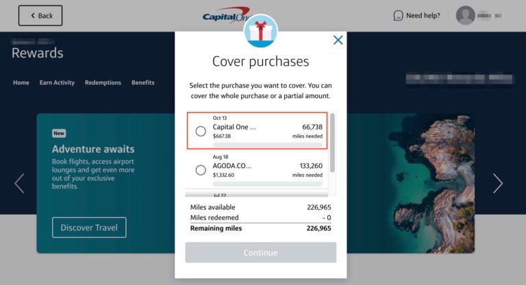 A Step-By-Step Guide to Covering Travel Purchases with Capital One Miles