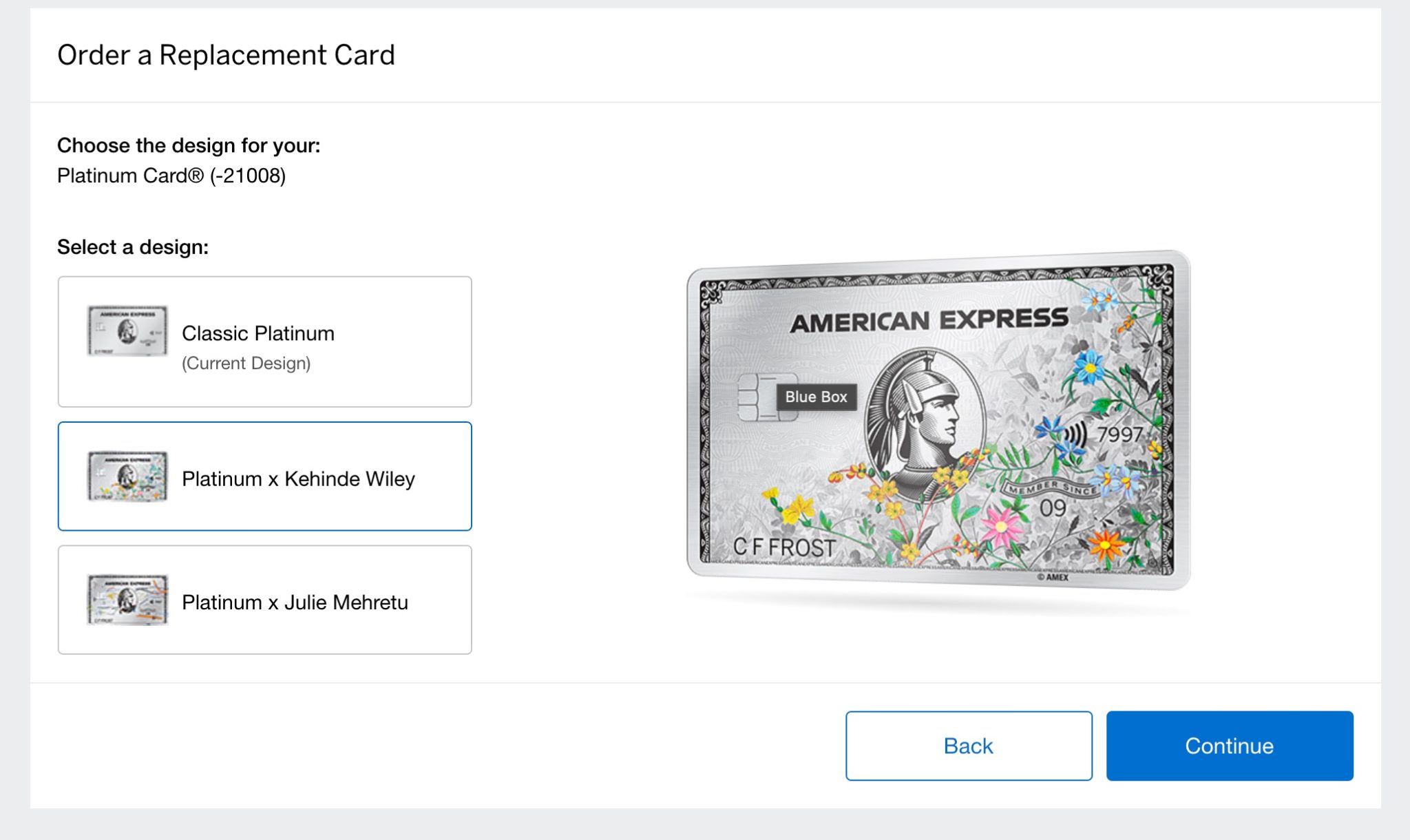 Now Available: Request a New Artist-Designed Amex Platinum Card