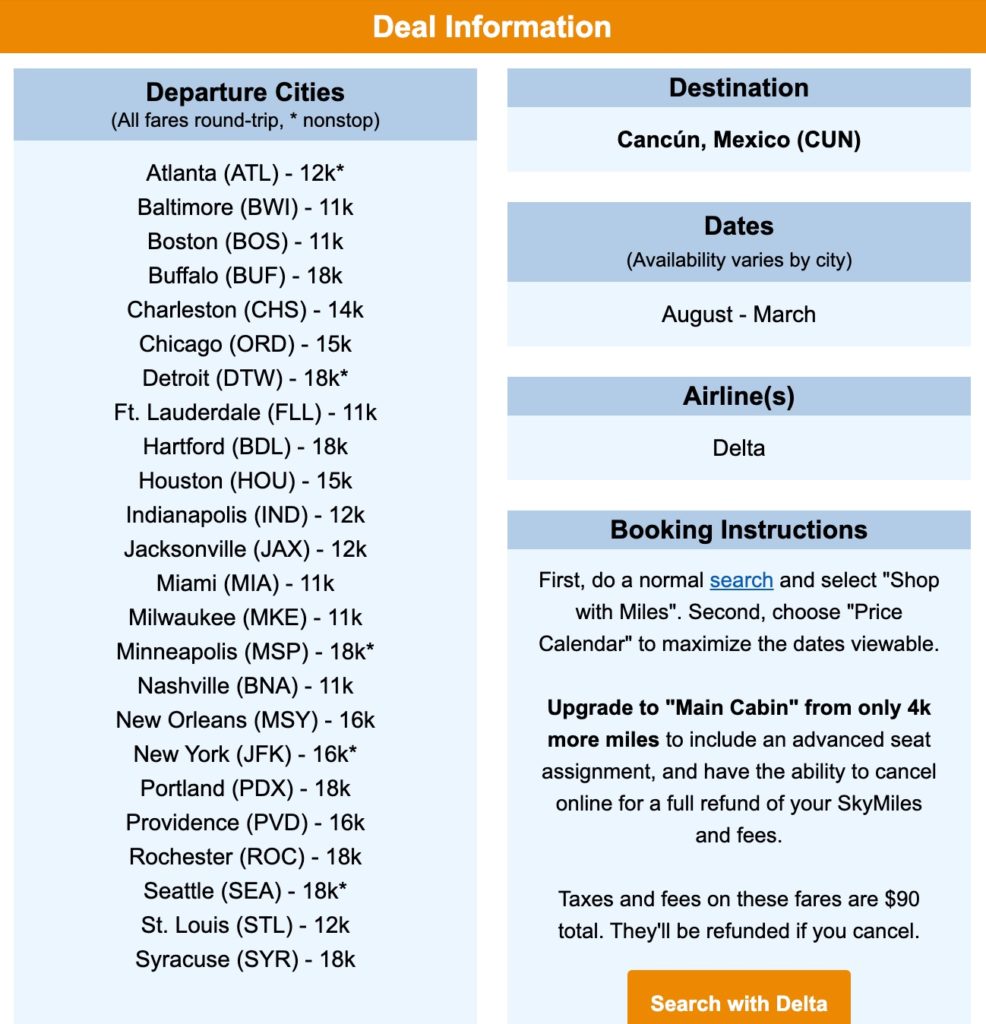 How to Book Delta Flights Using Miles | Thrifty Traveler