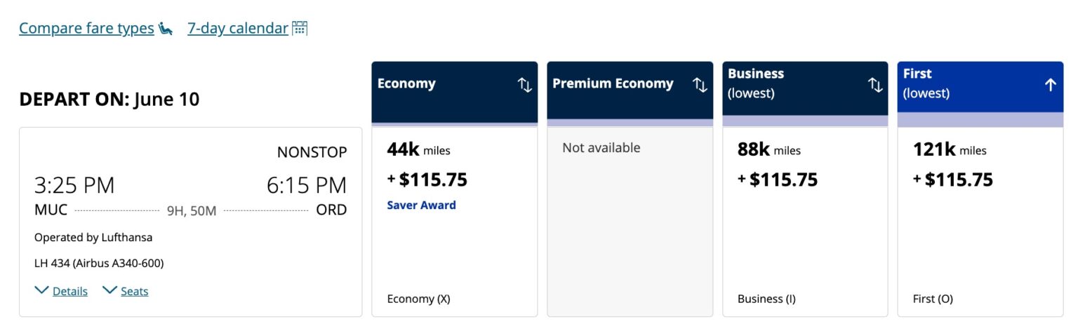6 of The Best Ways to Redeem United MileagePlus Miles