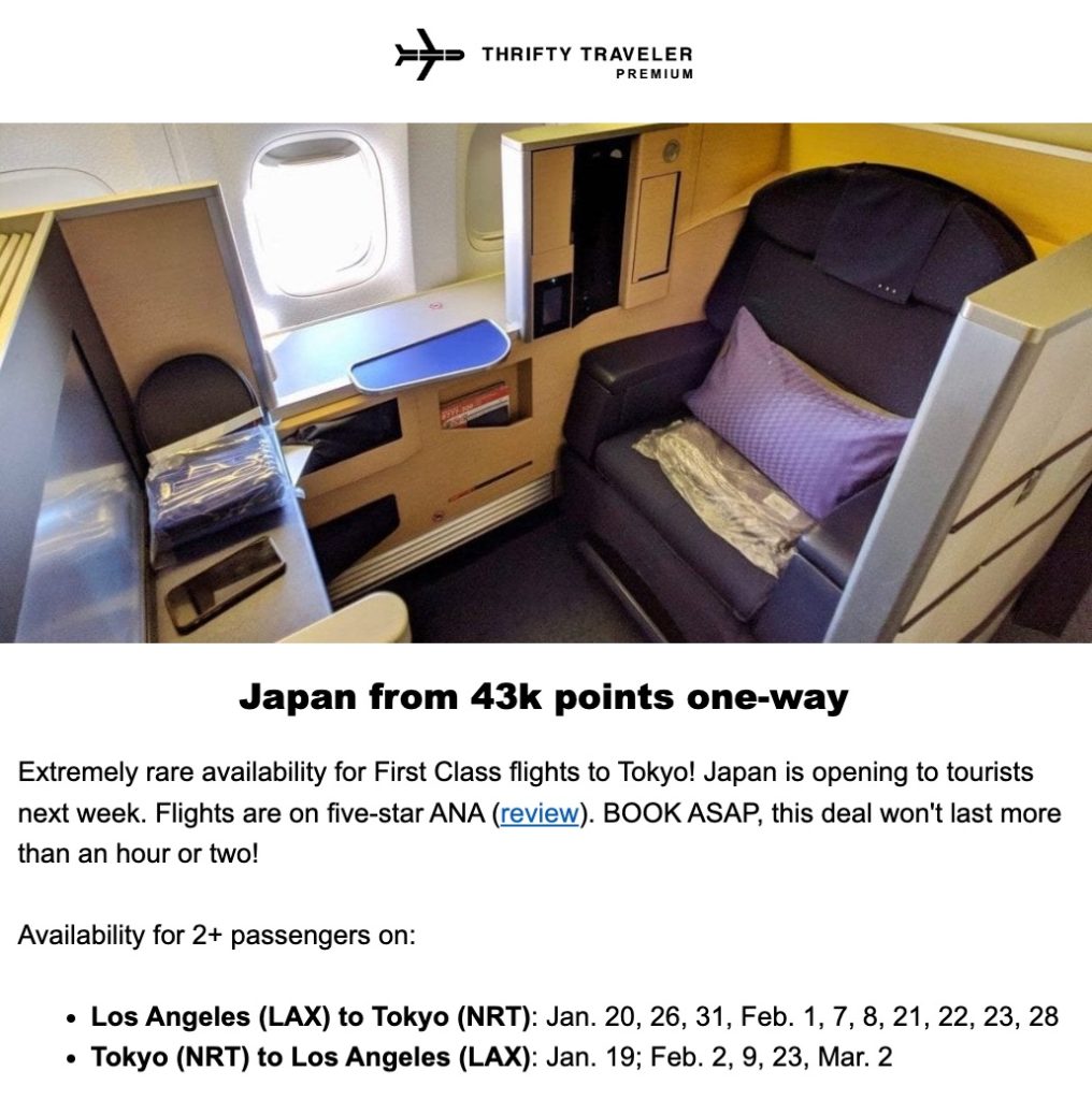 Fly Up Front: The Best Business Class Award Deals We've Found in 2023
