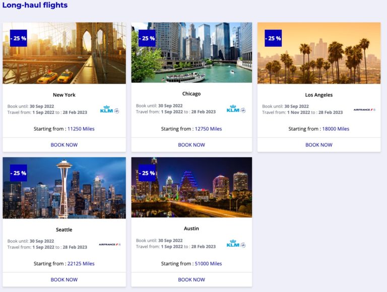 The Best Sweet Spots Using Flying Blue Miles | Thrifty Traveler
