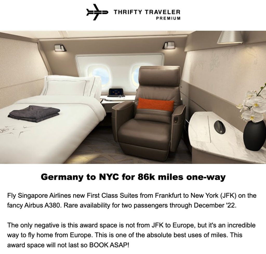 Singapore Airlines First Class Suites Review, A380 Frankfurt to JFK