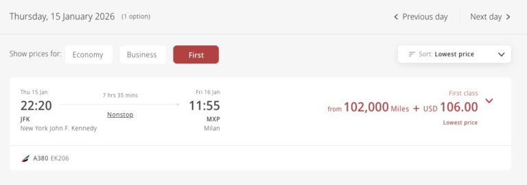 The Best Way to Scratch Emirates First Class Off Your Bucket List