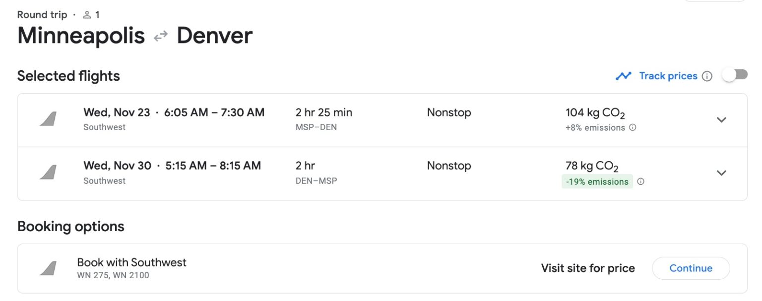 Game Changer? New Browser Extension Shows Southwest Fares on Google Flights