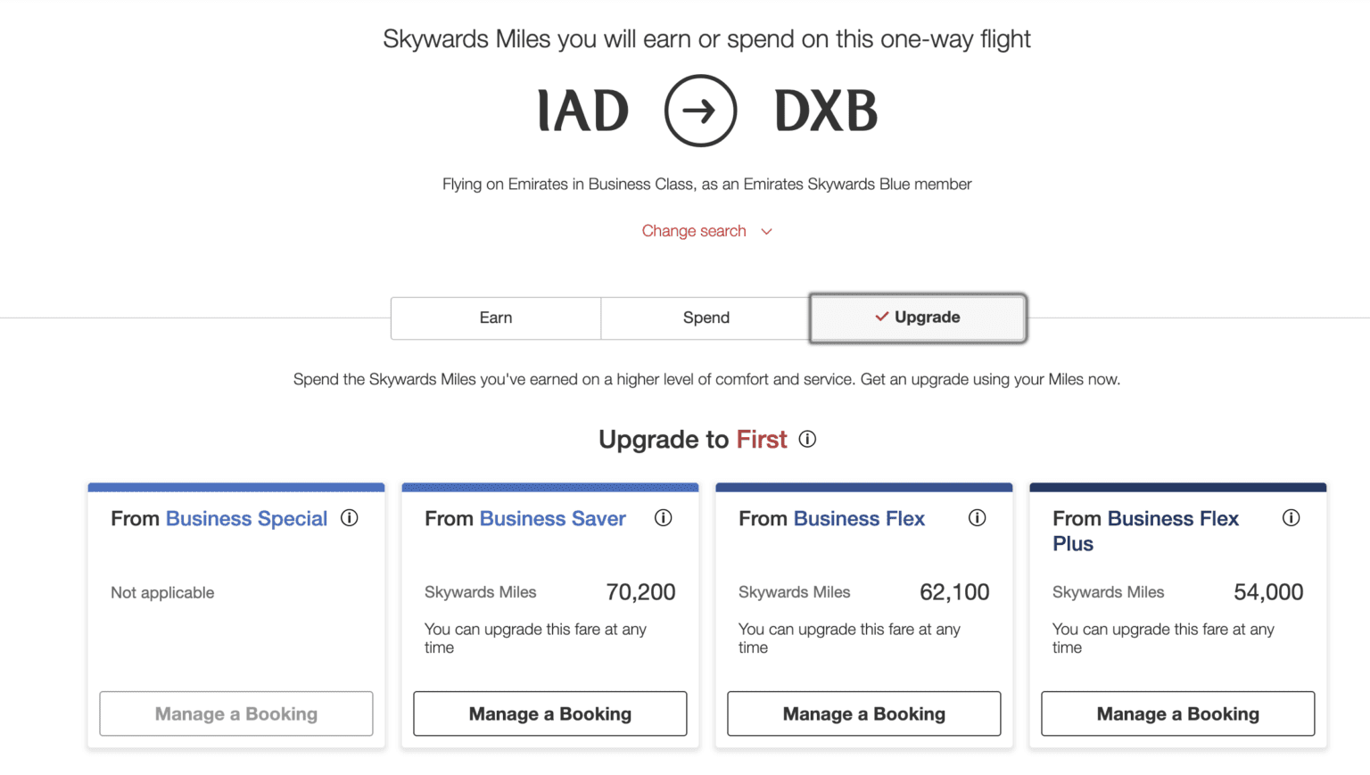 How to Score an Upgrade Into Emirates First Class with Miles