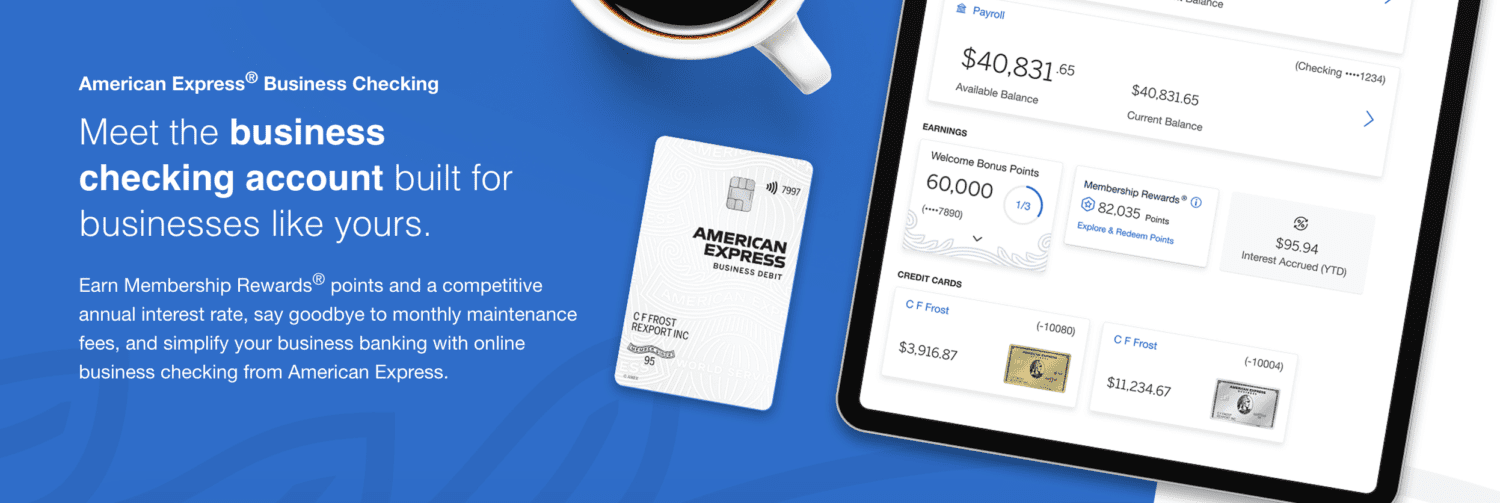 Ends Tomorrow! Earn 60K Points with an Amex Business Checking Account
