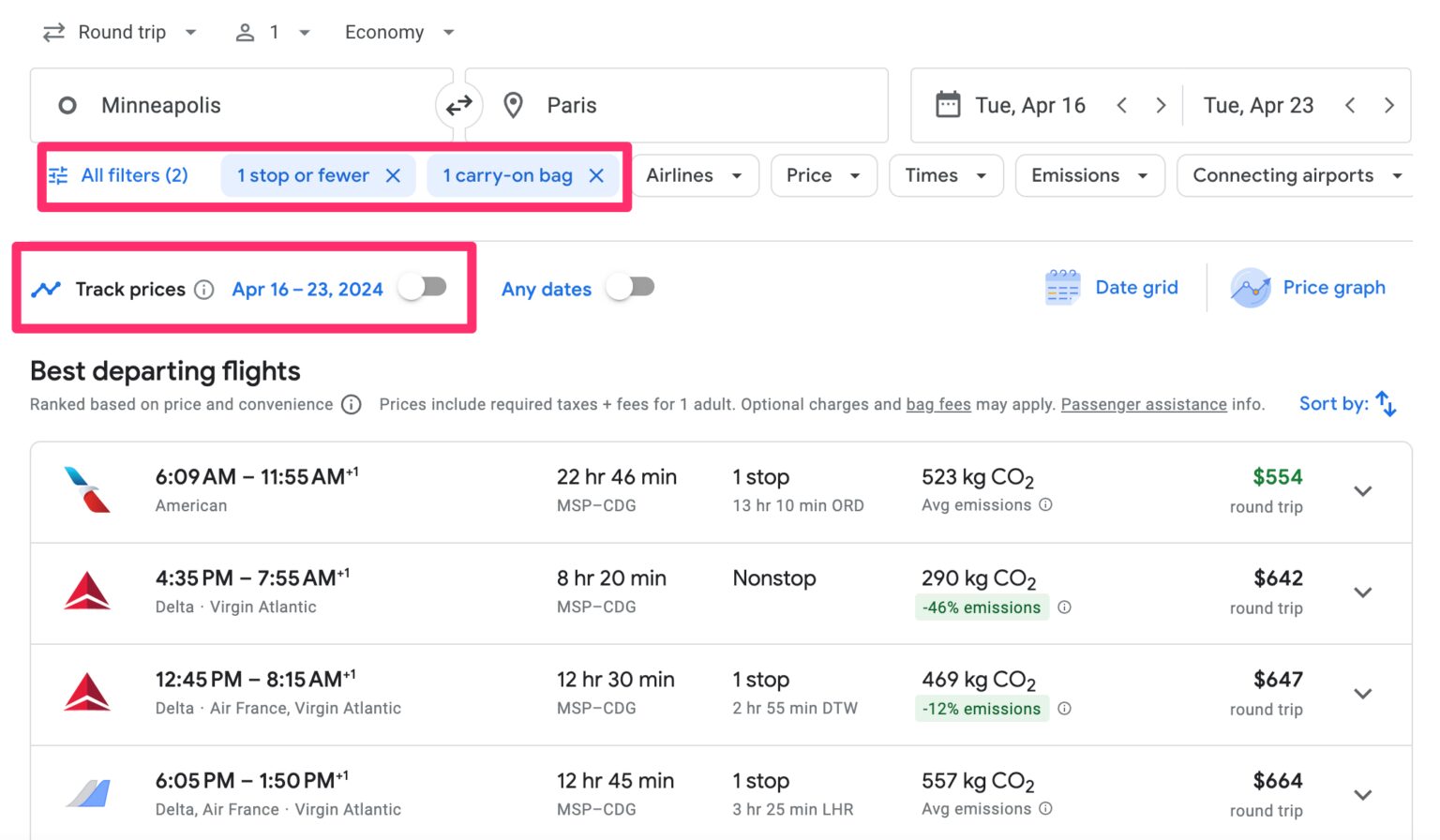 How to Use Google Flights Price Alerts | Thrifty Traveler