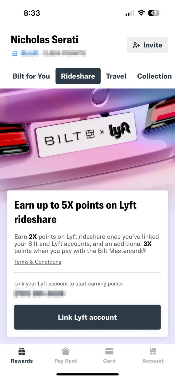 New: Earn Up to 5x Bilt Points on Every Lyft Ride!