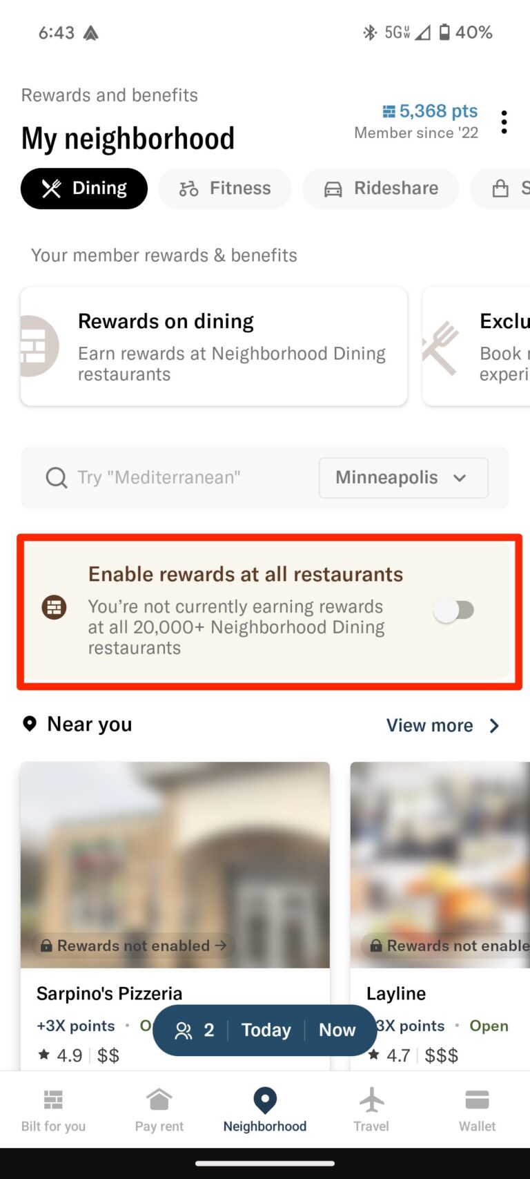 The Best Dining Portal to Earn Points: Bilt Neighborhood Dining ...