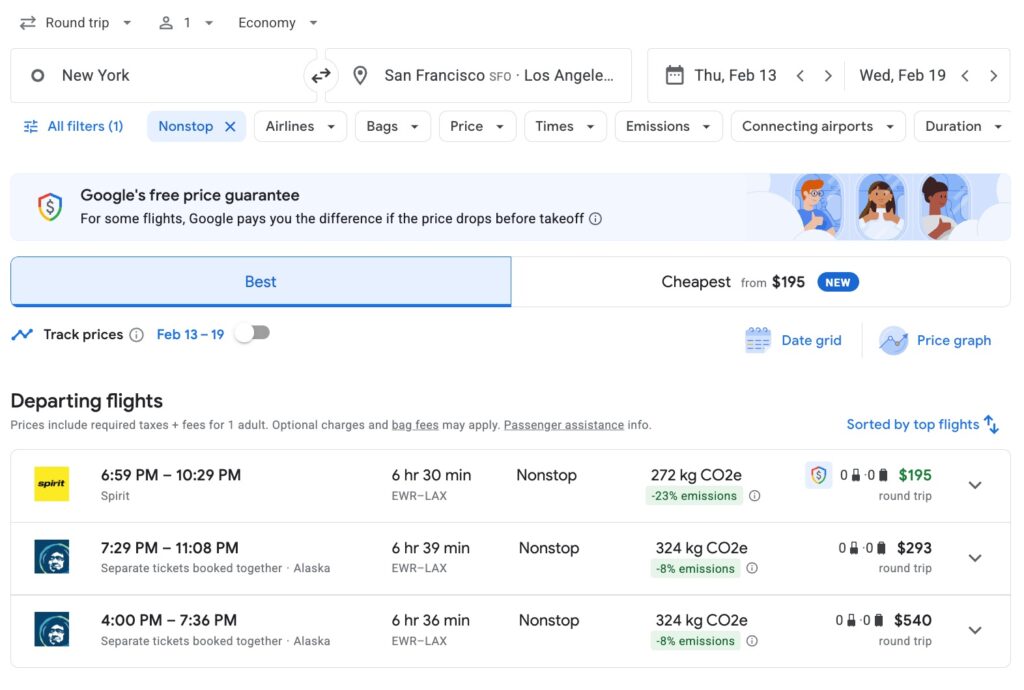 Google Flights Price Guarantee: Get A Refund If Prices Drop After You Book!