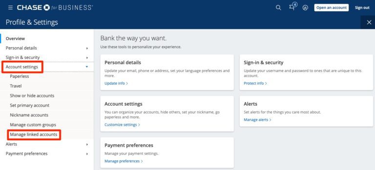 How to Combine Chase Personal & Business Accounts Online