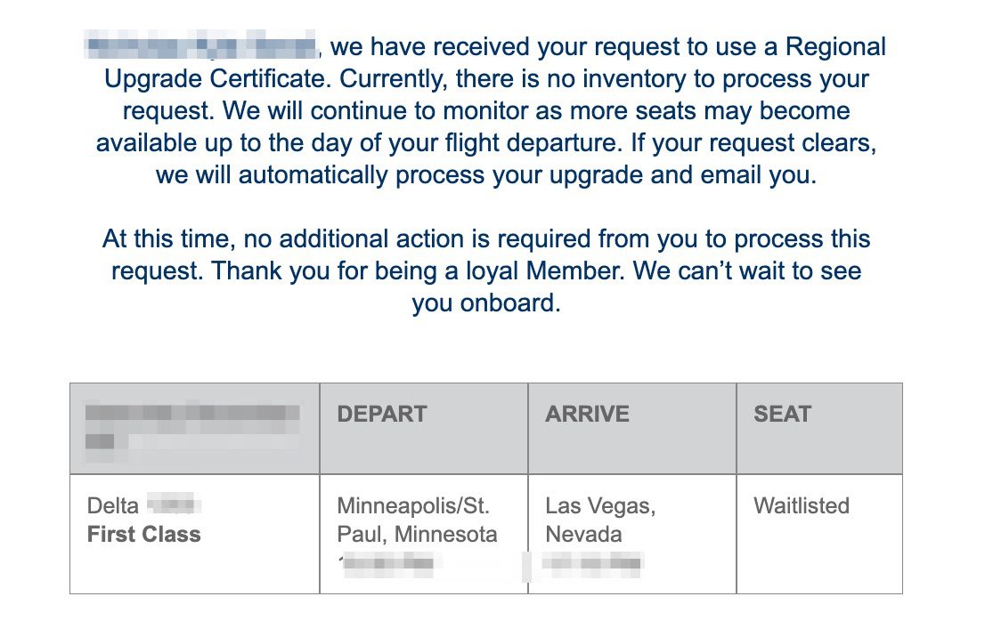 How to Earn and Use Delta's Regional & Global Upgrade Certificates