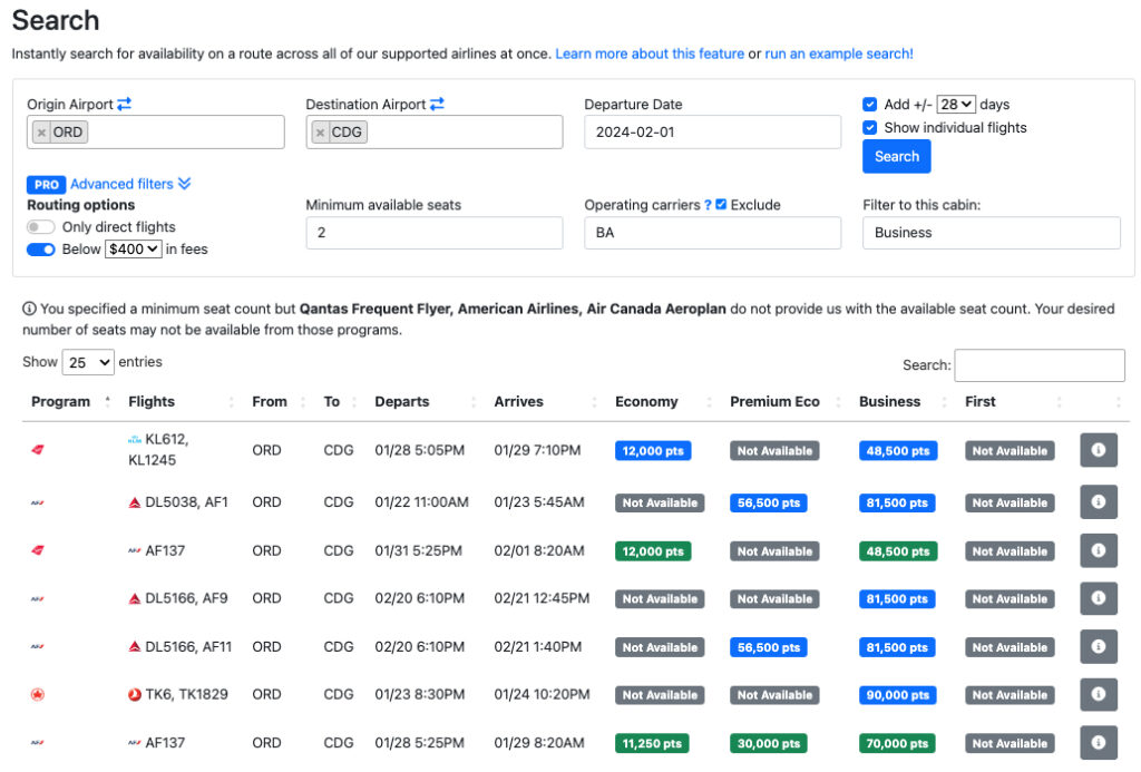8 of the Best Flight Award Search Tools | Thrifty Traveler
