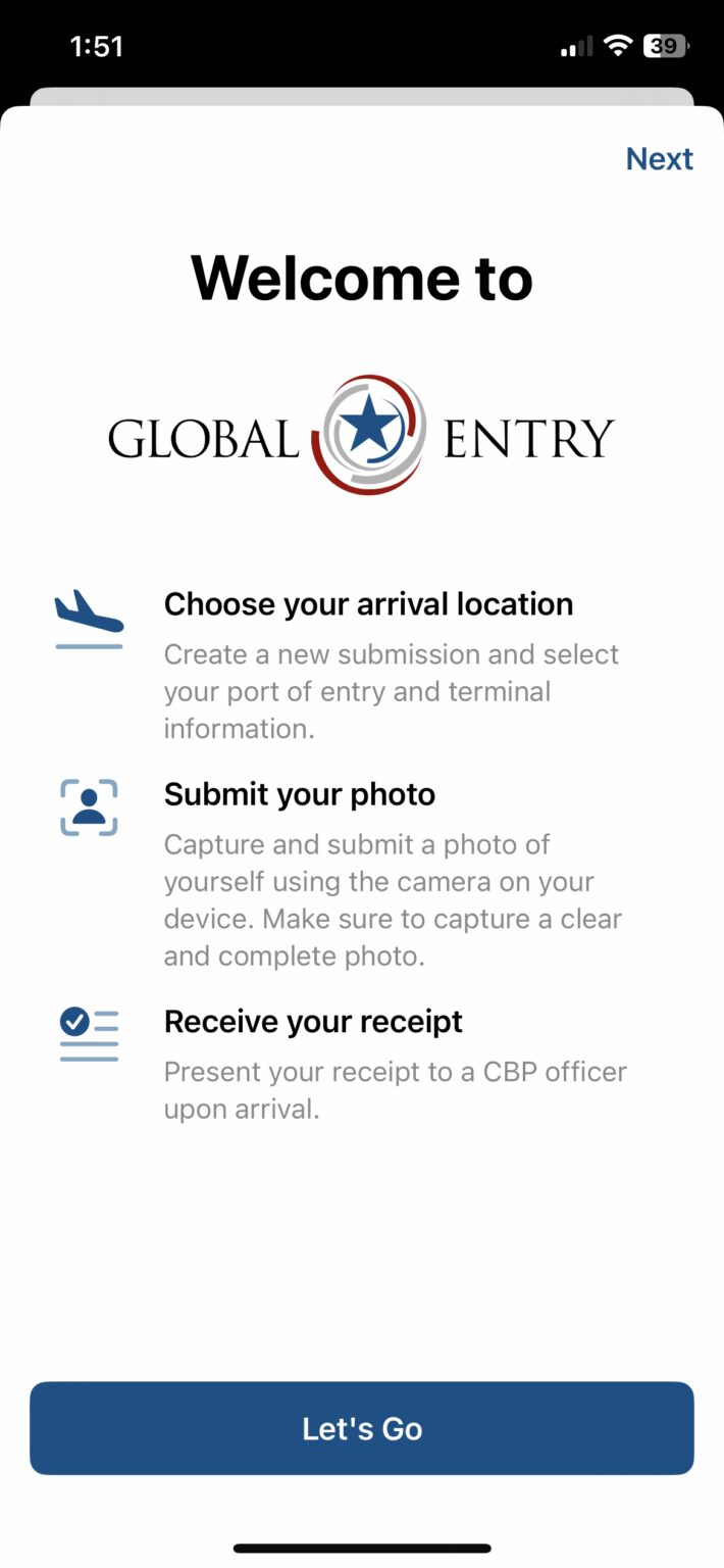 New Mobile App Could Make Global Entry Even Faster