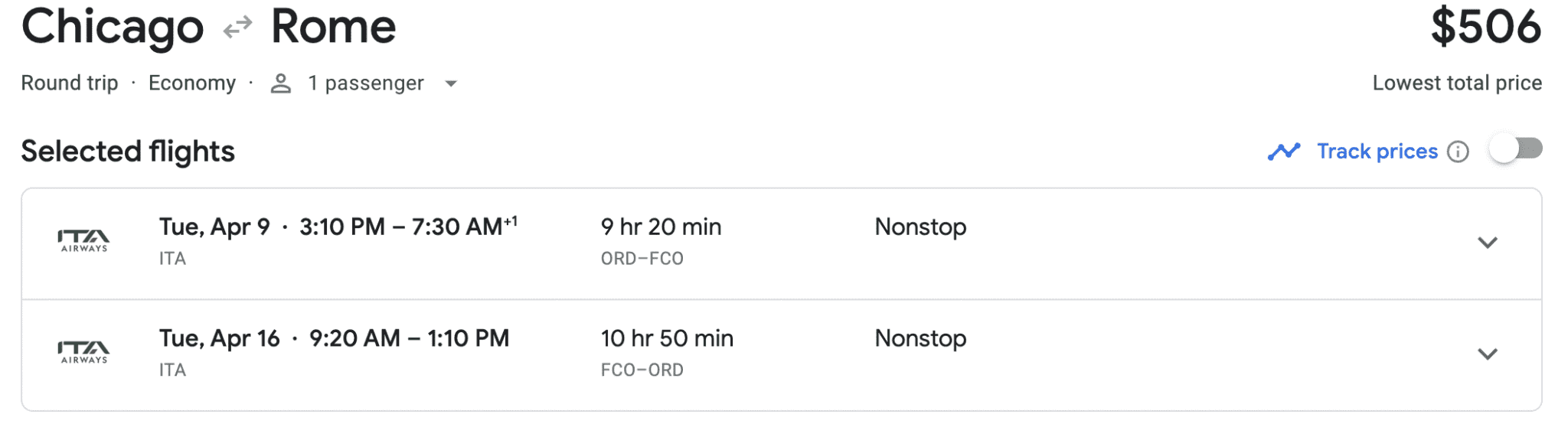 One More Route to Rome: ITA Airways Adds Nonstop Flights From Chicago