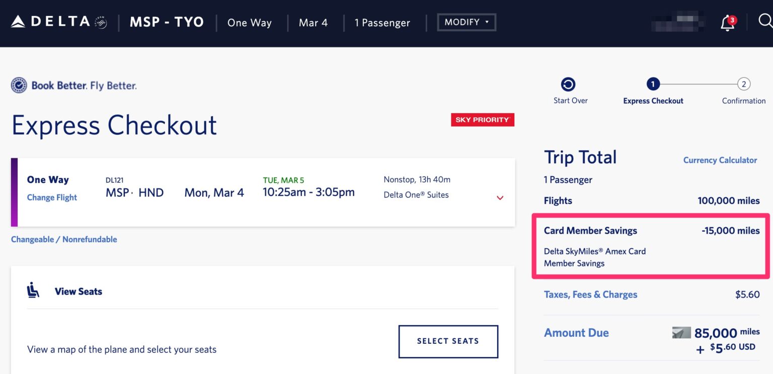 TakeOff 15: How to Save When Redeeming SkyMiles with a Delta Credit Card