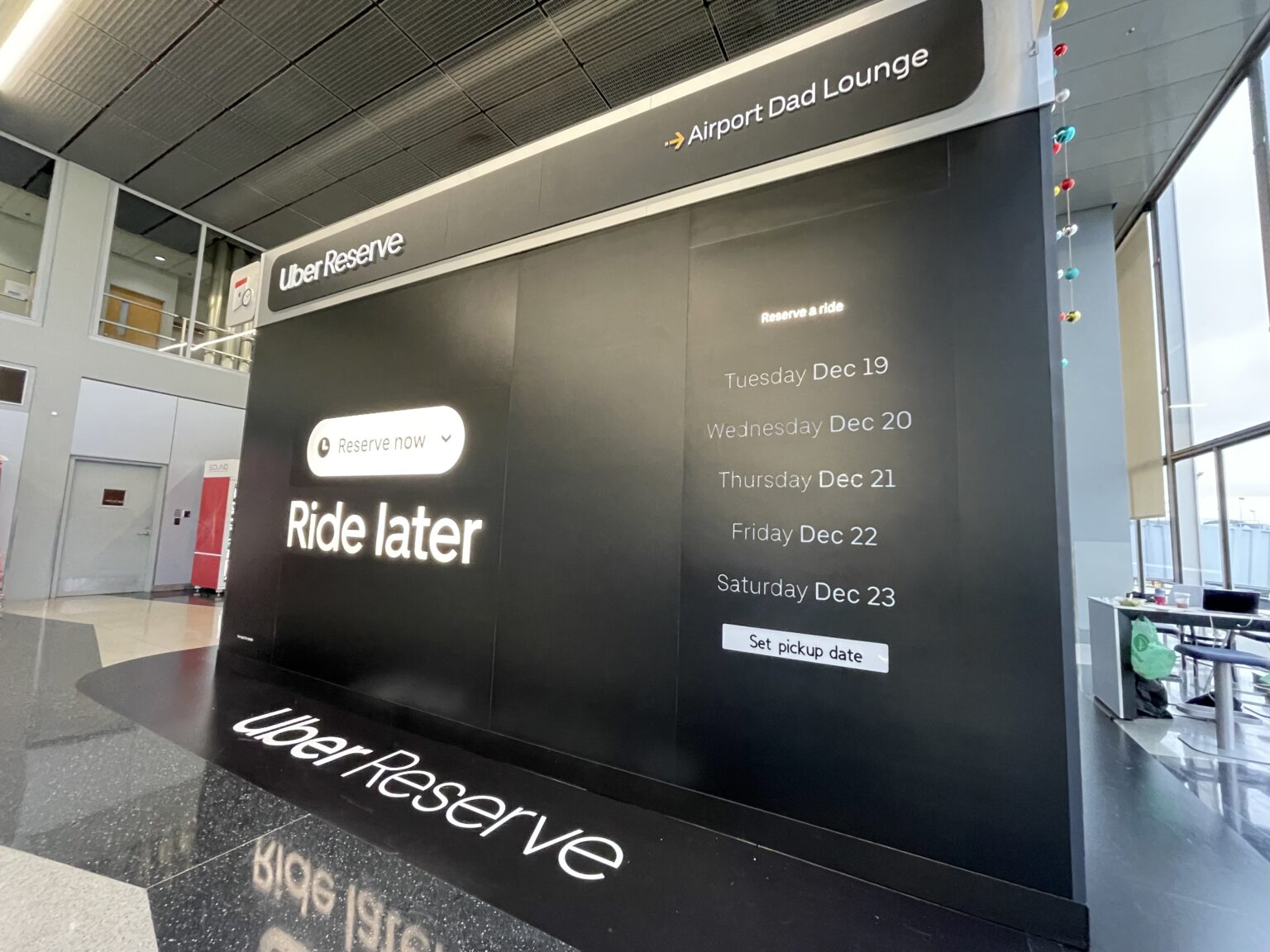 Uber Celebrates Airport Dads at Goofy Chicago Pop-Up Lounge