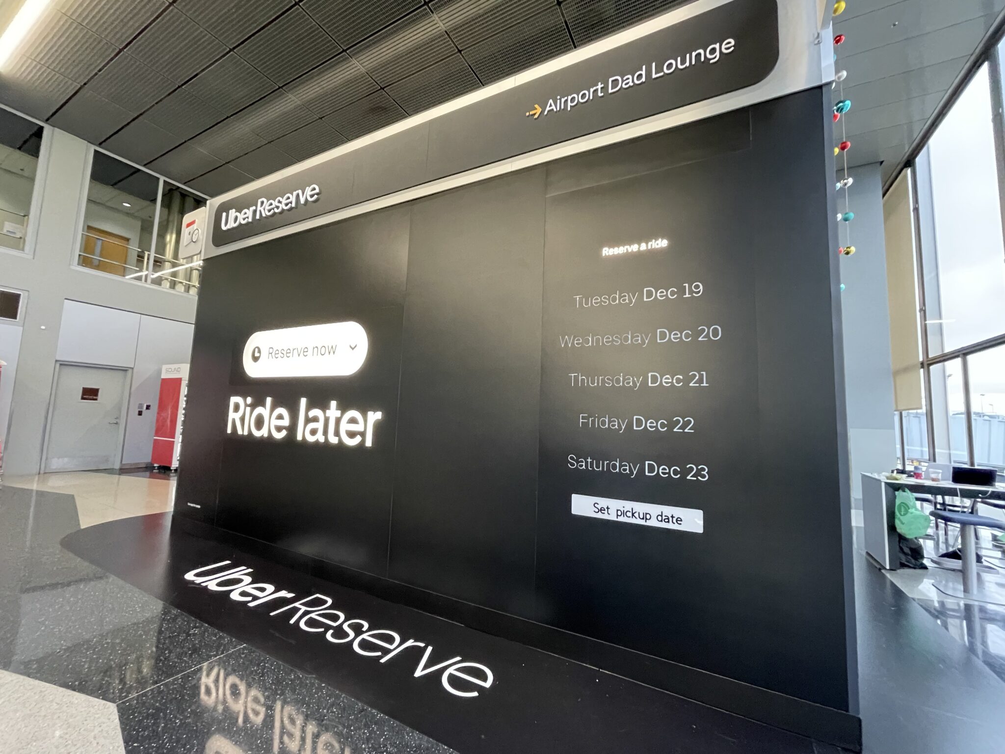 Uber Celebrates Airport Dads at Goofy Chicago Pop-Up Lounge