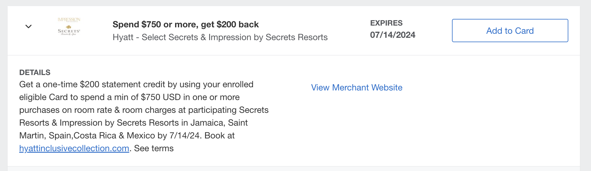 Hyatt Amex Offers: Save Up to $200 at Grand Hyatts & Select All ...