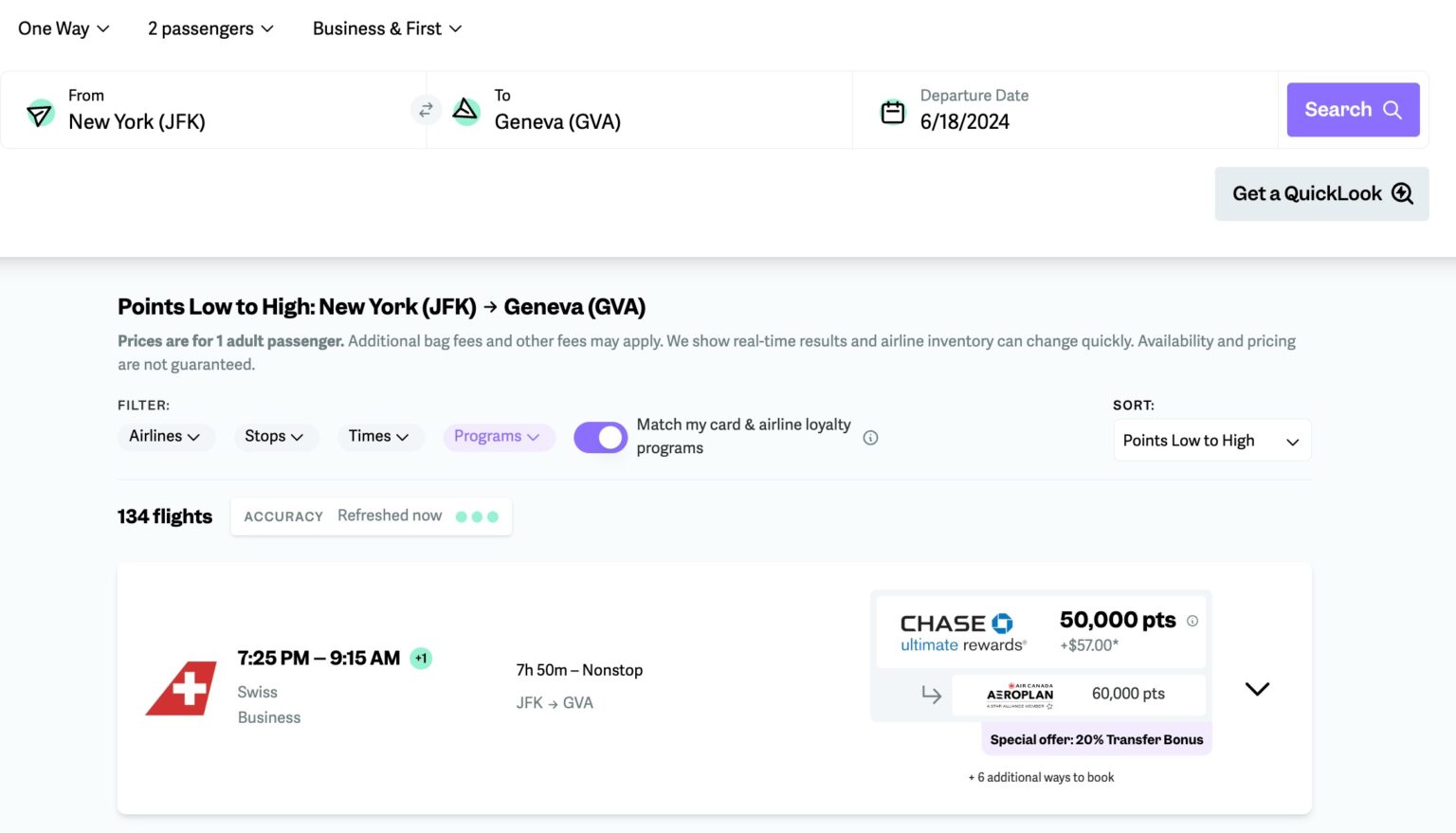 Award Search Tool point.me Levels Up with Flexible 'Explore' Feature