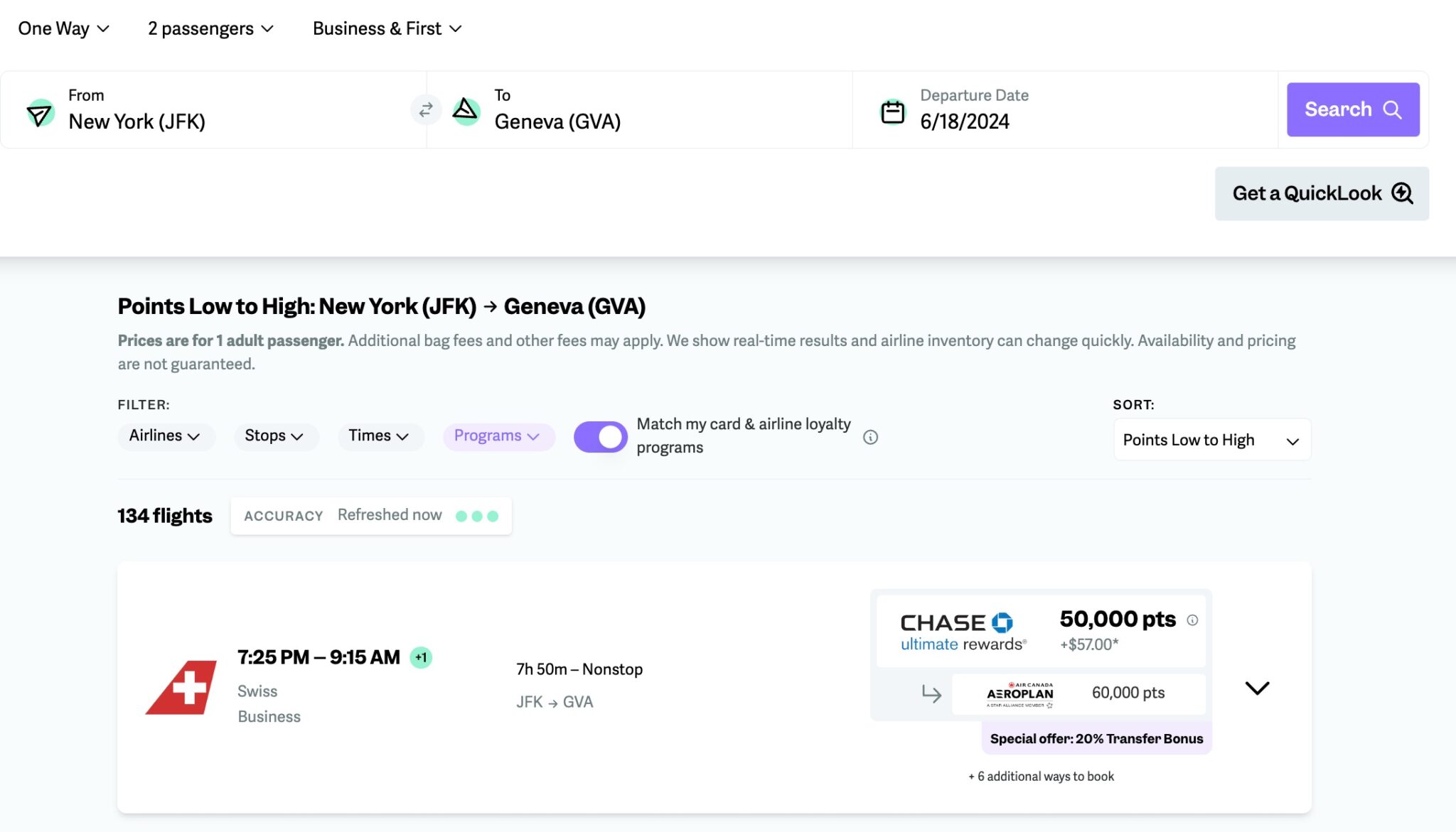 Award Search Tool point.me Levels Up with Flexible 'Explore' Feature