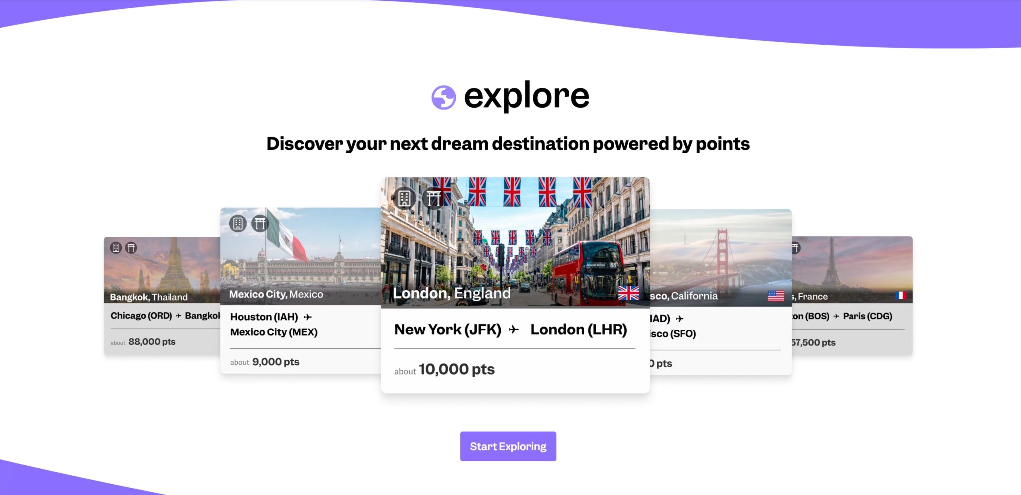 Award Search Tool point.me Levels Up with Flexible 'Explore' Feature