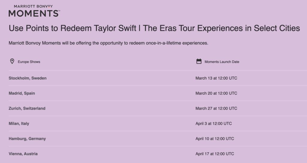 Marriott is Giving Away Taylor Swift Eras Tour Tickets (And Even a Full ...