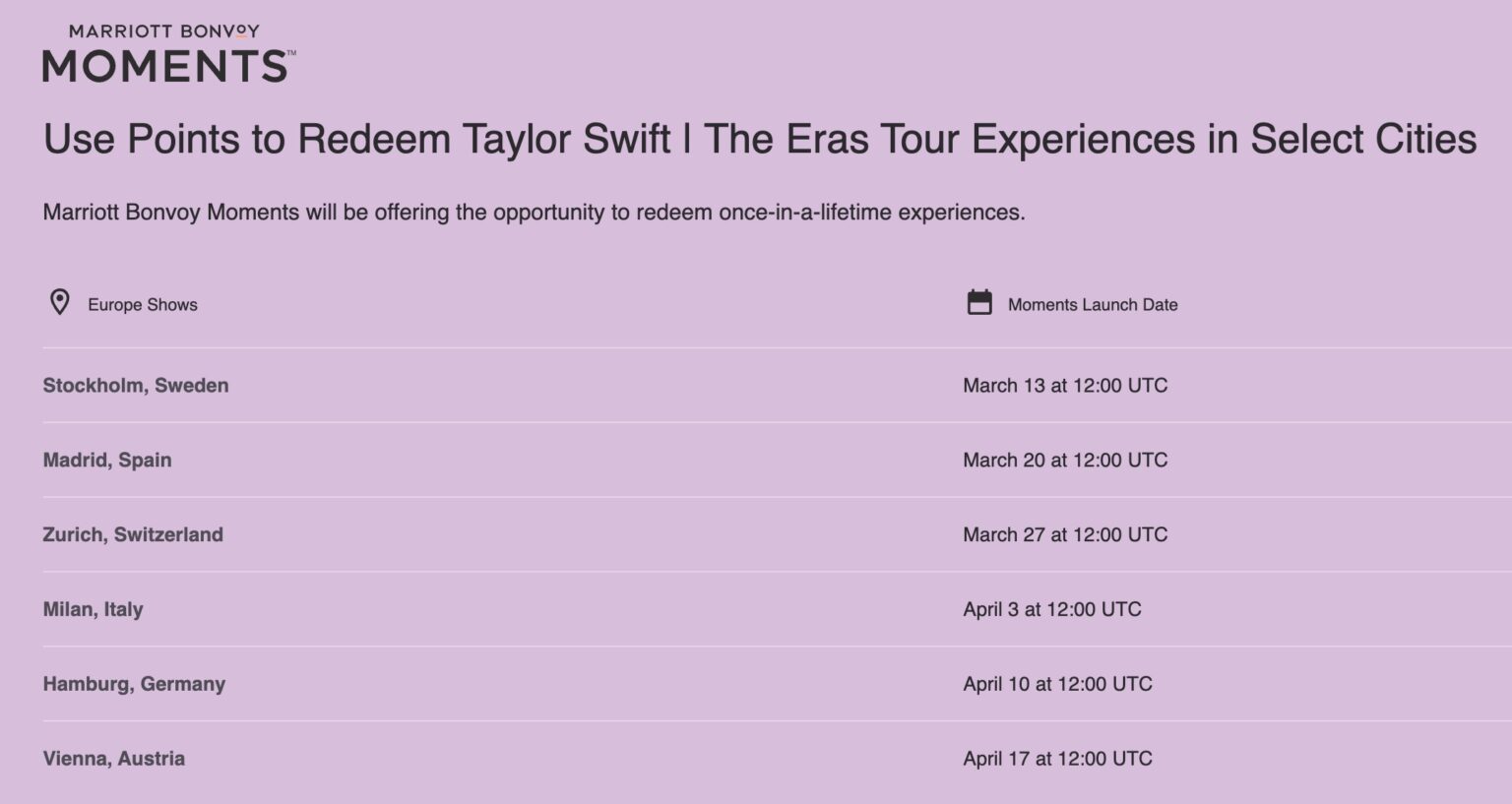 Marriott is Giving Away Taylor Swift Eras Tour Tickets (And Even a Full ...