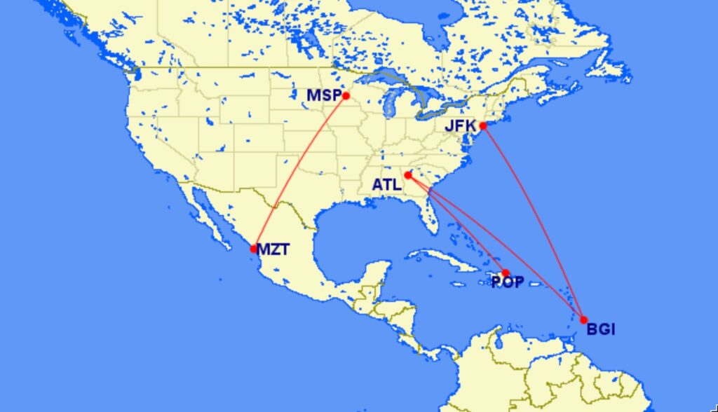 Delta Adds 4 More Routes to Mexico, Caribbean Beaches Next Winter