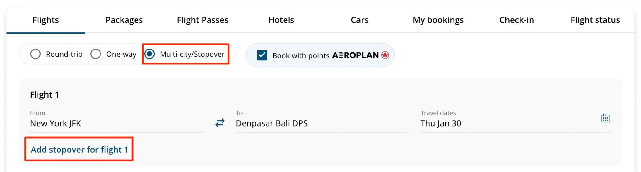 How to Book Award Tickets Through Air Canada Aeroplan