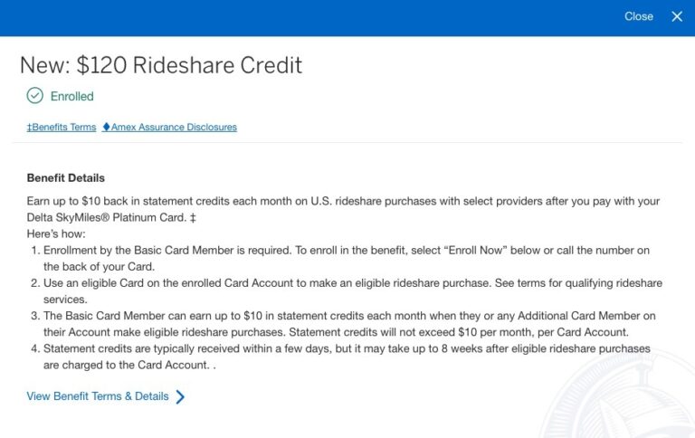 How to Use the Rideshare Credit on Delta Platinum & Reserve Cards