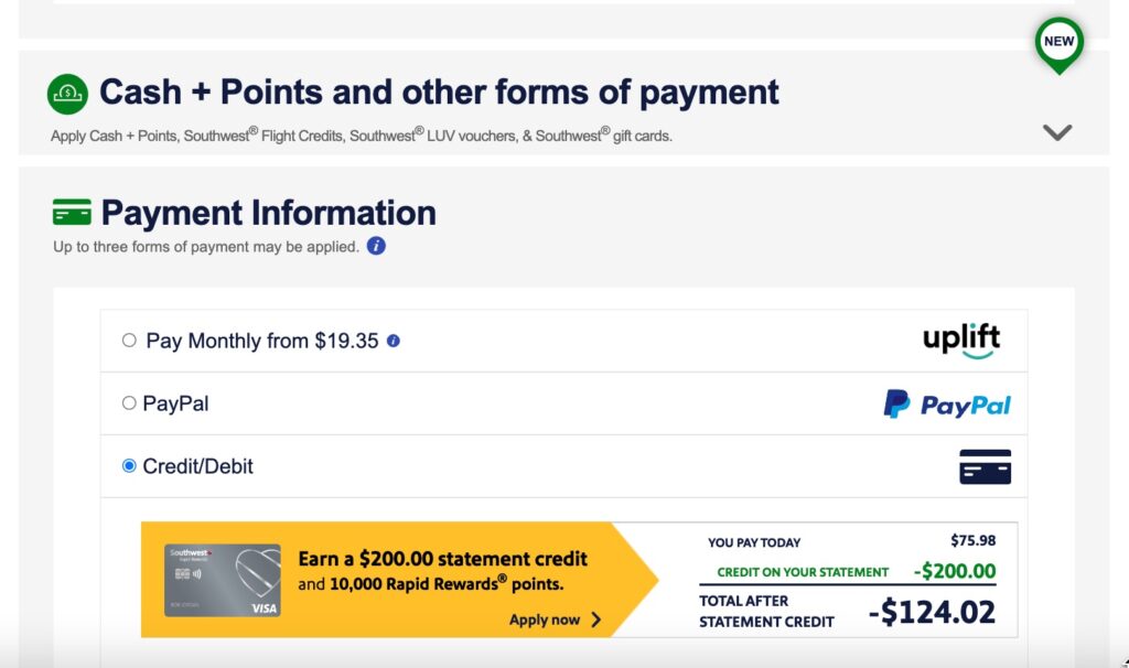 Southwest's Cash + Points Redemptions are Live ... & They're Terrible
