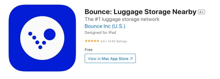 Need to Stash Your Bags to Explore? Use Bounce Luggage Storage