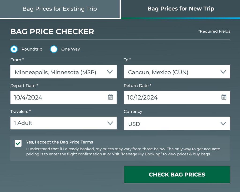 Frontier Airlines Baggage Fees & Policy | Thrifty Traveler