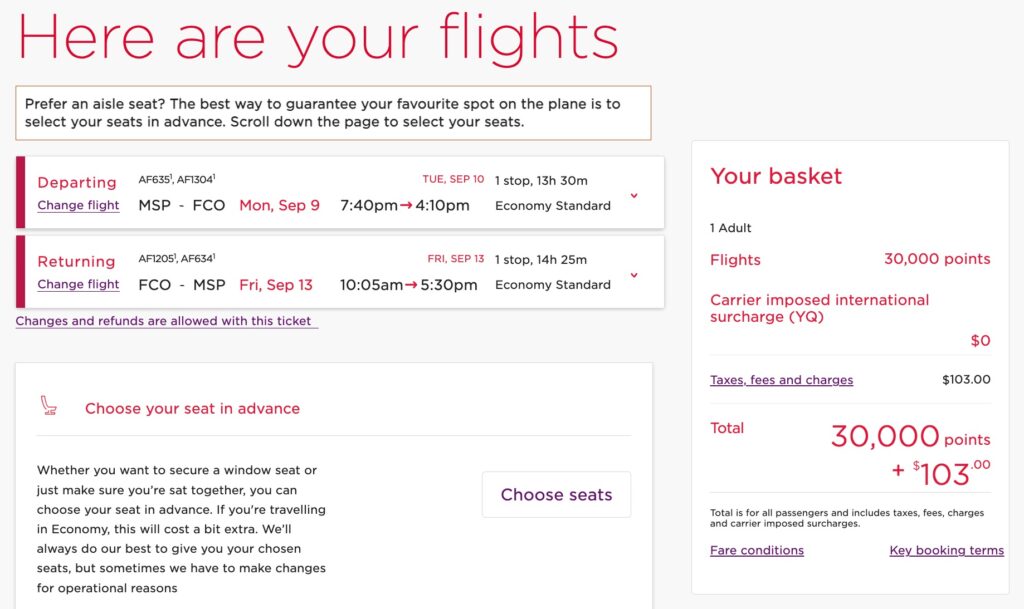 Air France & KLM Flights Are Bookable With Virgin Points Again!