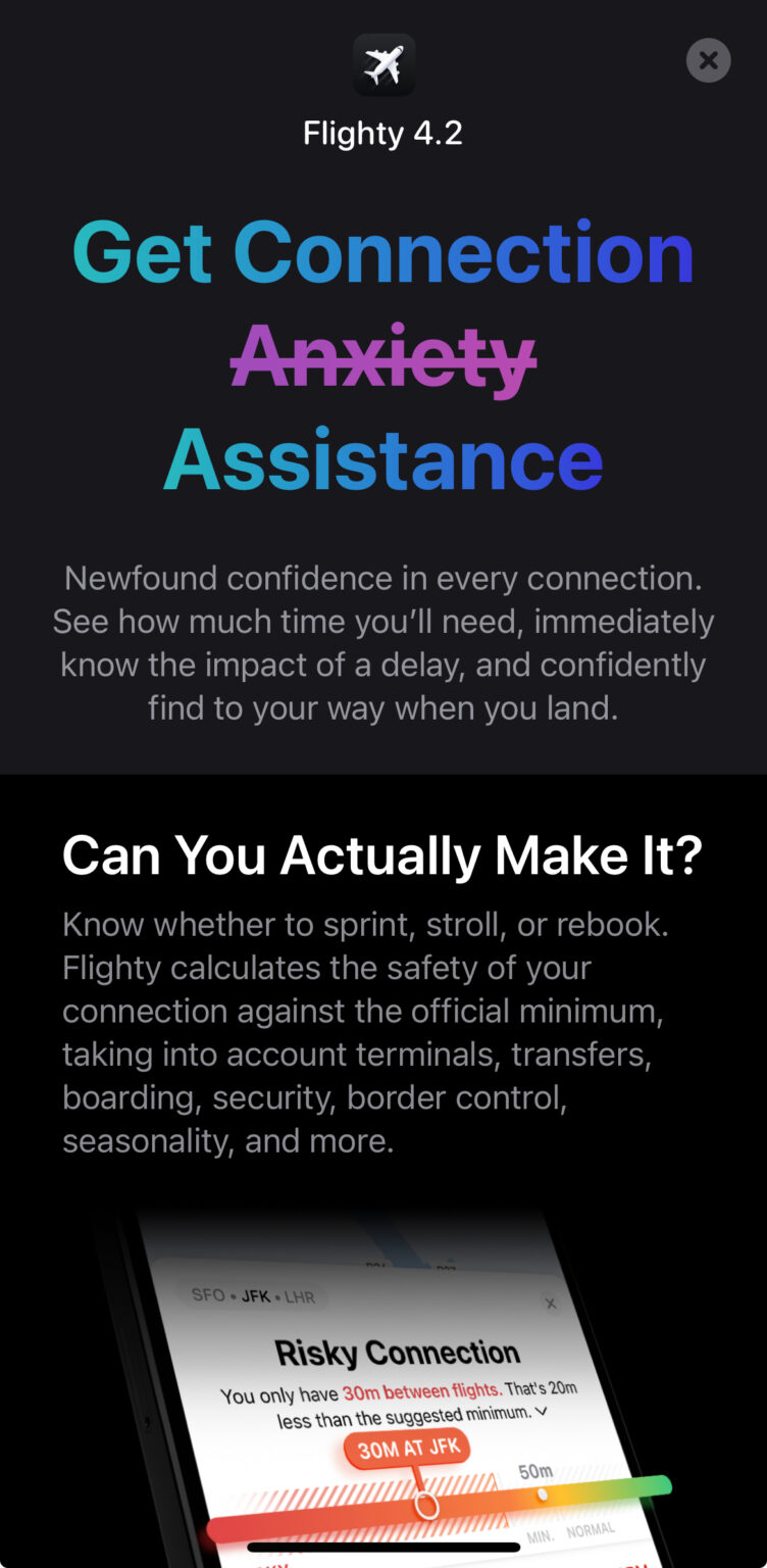 Connection Concerns? Flighty Pro's Newest Feature Has All the Info You Need