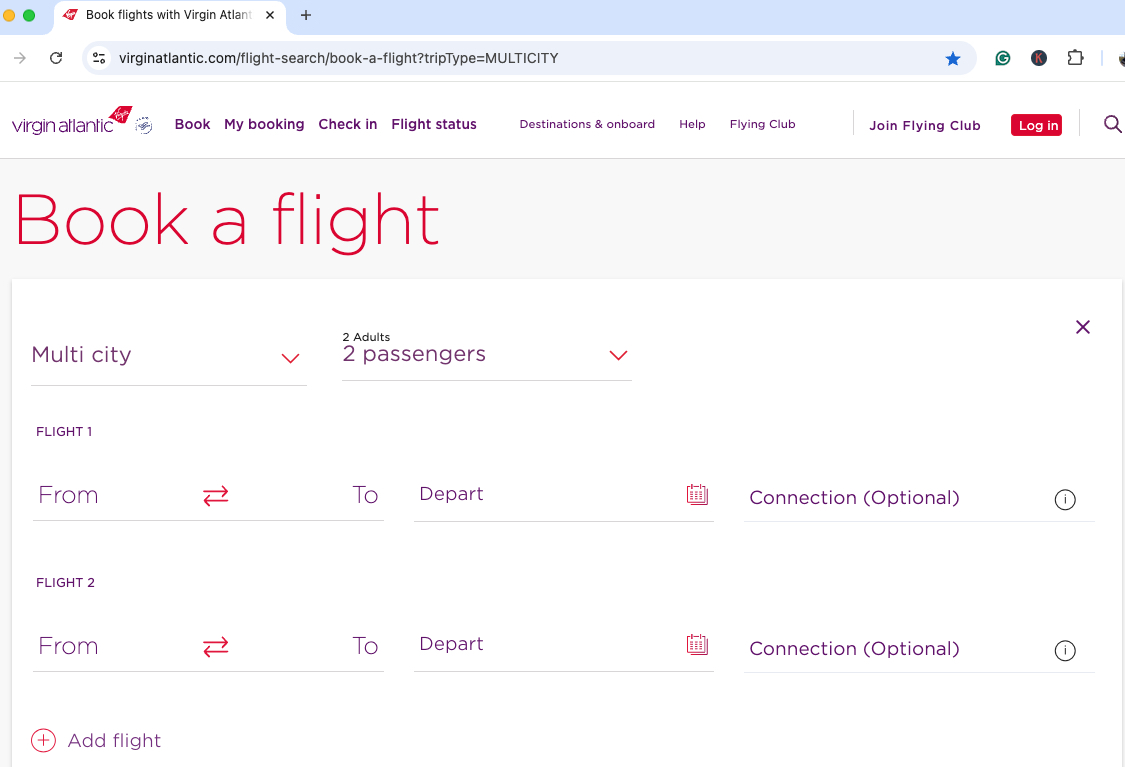 A Sneaky New Workaround to See Virgin Atlantic's Monthlong Price Calendar